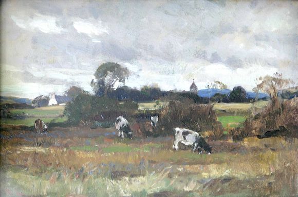 Bonhams : Robert Hope RSA (1869-1936) Moorlands, Colvend