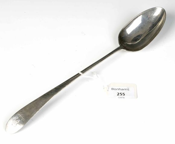 Bonhams : A George III basting spoon by James Cornfute of Perth, four ...
