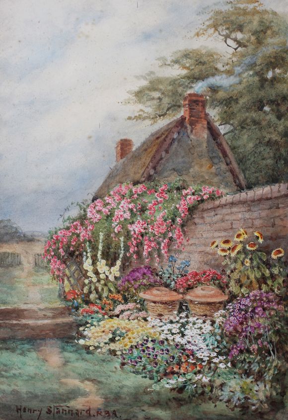 Bonhams : Henry (Harry) Stannard, RBA (1844-1920) British The flower ...