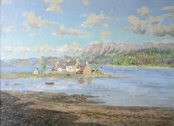 Bonhams : William Arthur Carrick (1879-1964) "June afternoon, Plockton"