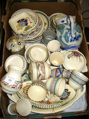 Bonhams : A quantity of Honiton pottery