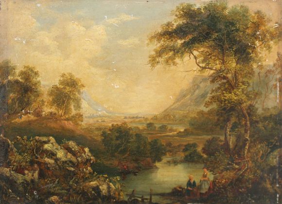 Bonhams : Richard Hilder (1813-1852) British 'River Scene',