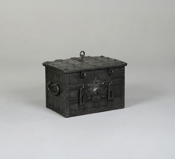 Bonhams : A late 17th century German iron strong box