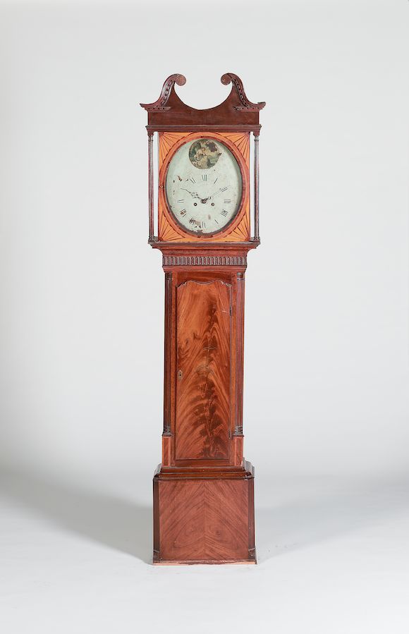 Bonhams : A late 18th century satinwood and boxwood inlaid mahogany ...