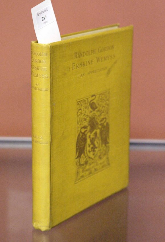 Bonhams : CUNNINGHAM (ANDREW S.) Randolph Gordon Erskine Wemyss An ...