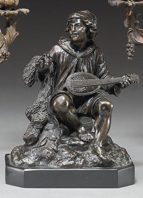 Bonhams : A late 19th century Italian patinated bronze figure of a ...