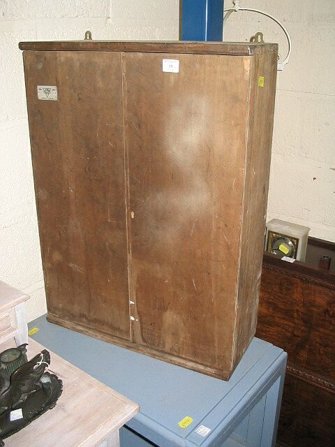 Bonhams : A Salmen 'Master Brand' wall hanging tool cabinet