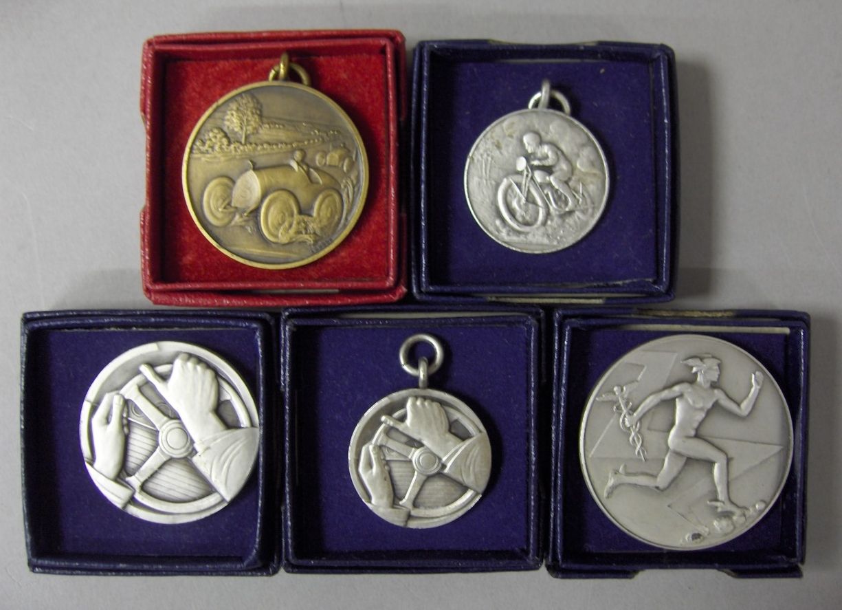 Bonhams Cars : A quantity of small motoring medals,
