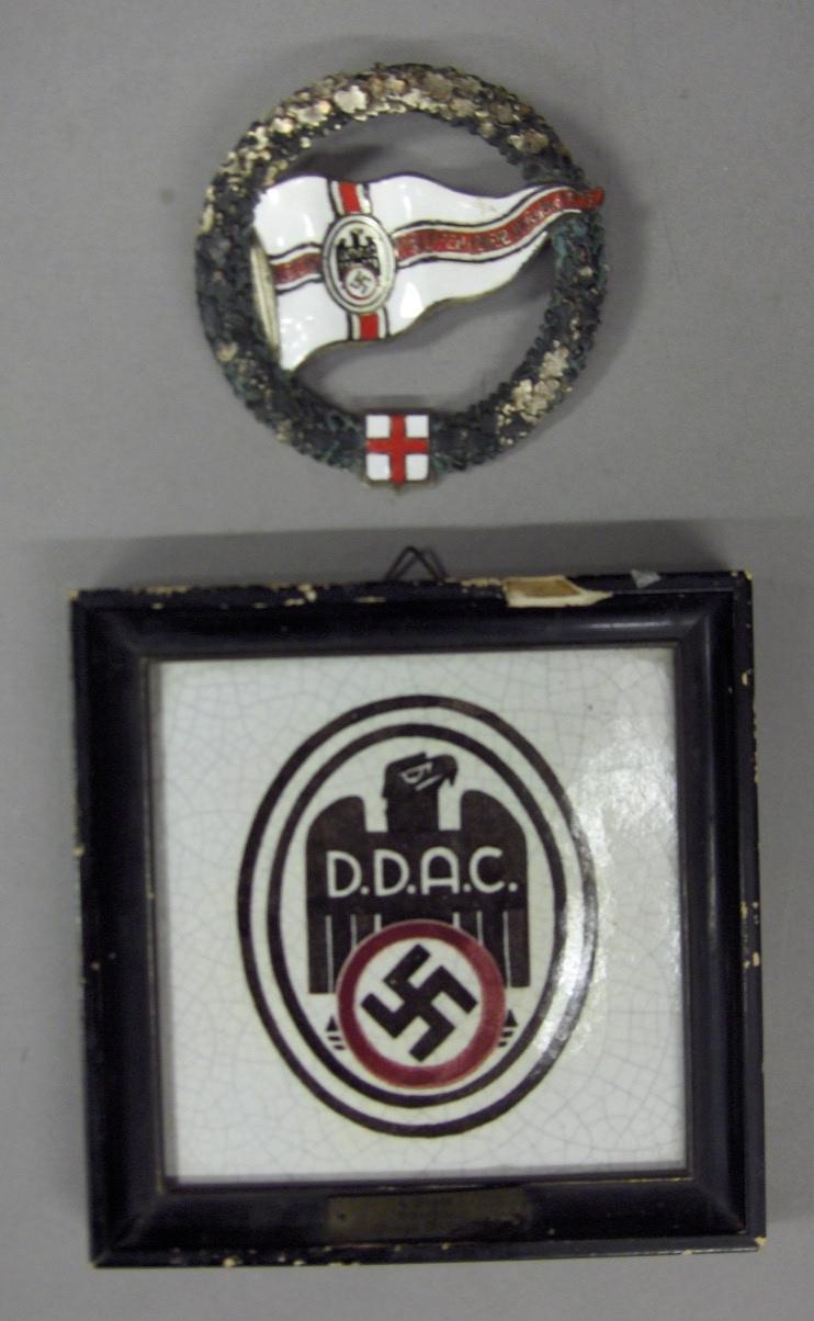 Bonhams Cars : A DDAC presentation plaque,