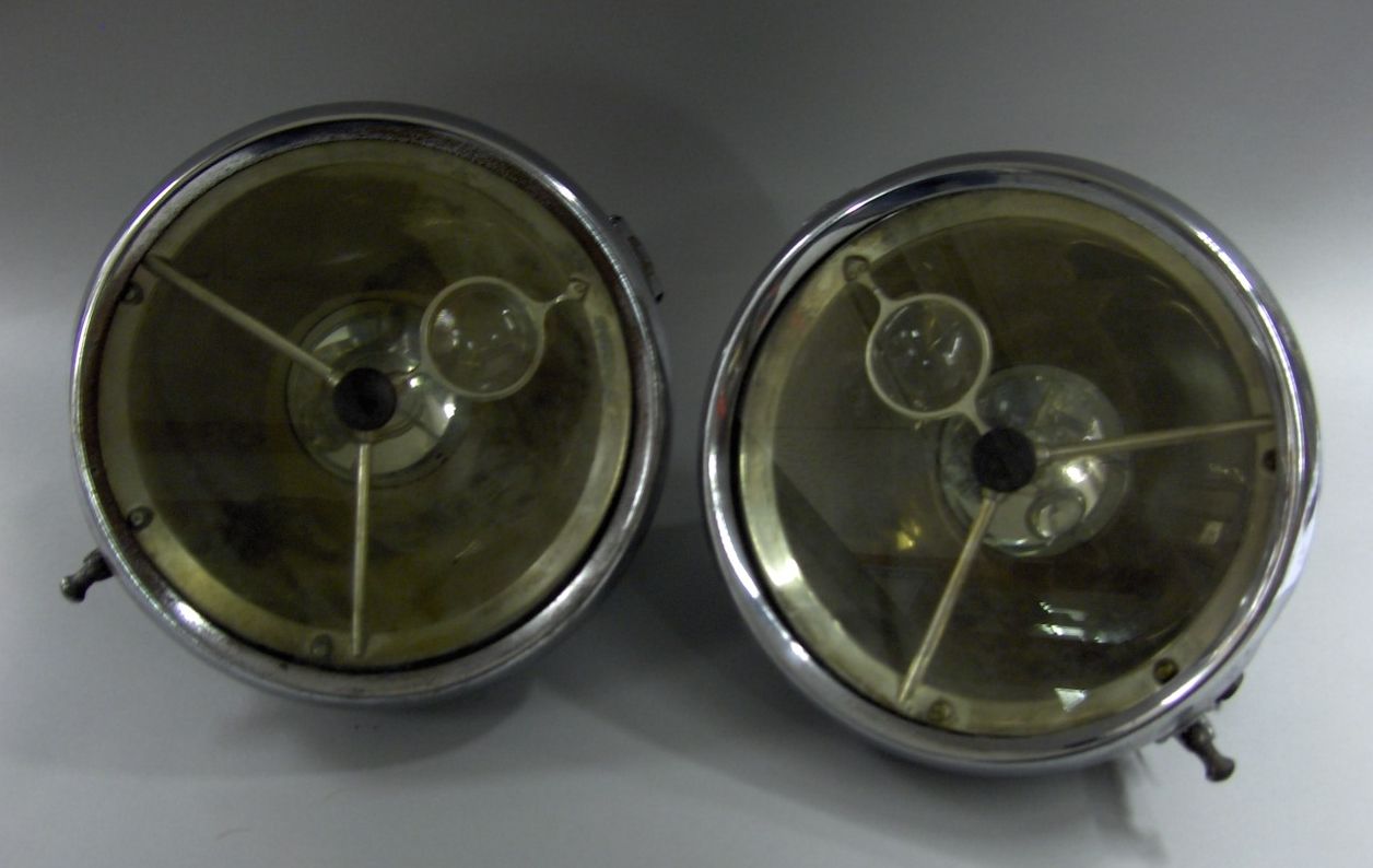 Bonhams Cars : A pair of Lucas P100 headlamps,