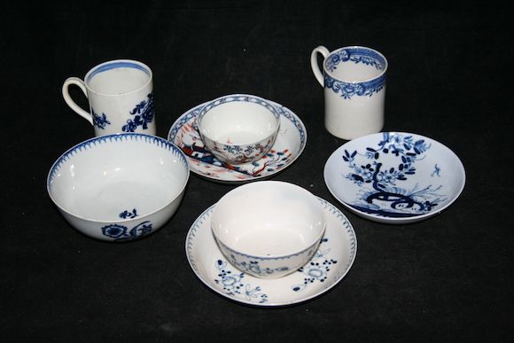 Bonhams : A group of Liverpool porcelain, circa 1760-90