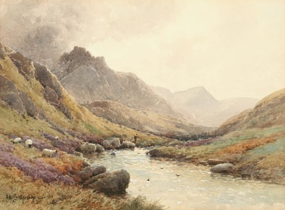 Bonhams : Alfred Fontville de Breanski (1877-1957) Trefan and the Ogwen ...