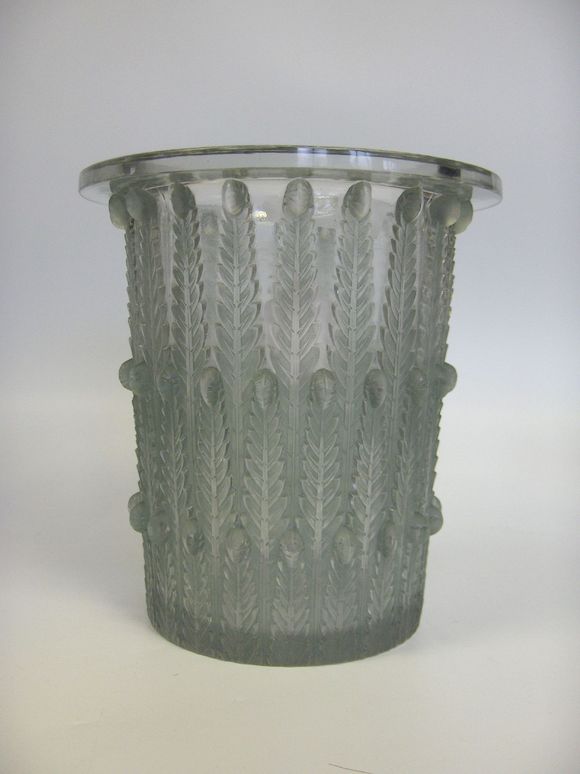 Bonhams : René Lalique 'Fougères' a Clear, Frosted and Stained Ice ...