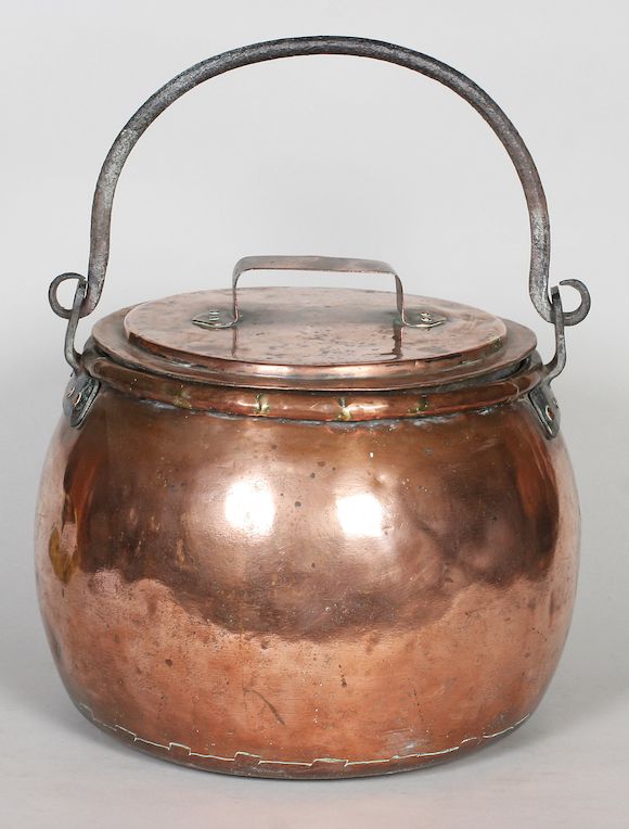 Bonhams : A large 19th century copper boiling pot