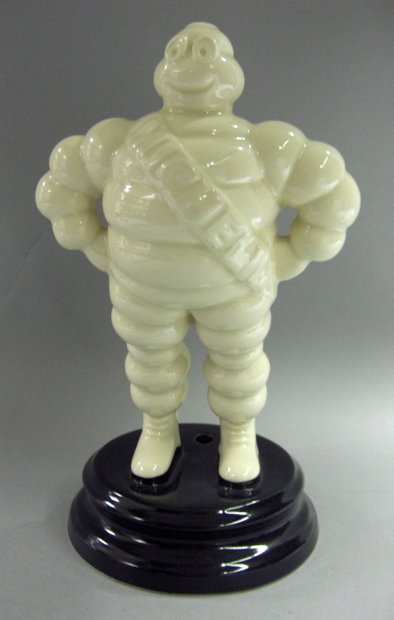 Bonhams Cars : A 'Mr Bibendum' ceramic display piece,
