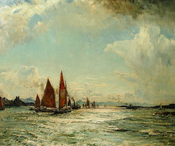 Bonhams : Herbert F. Royle (1870-1958) 'The Kyle of Lochalsh'