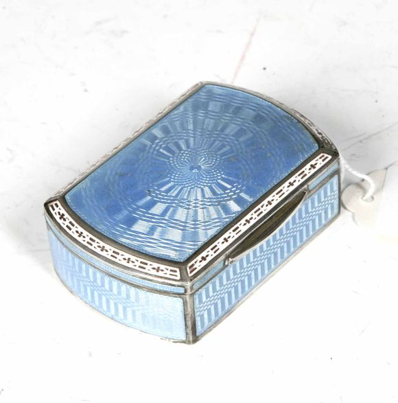 Bonhams : A 20th century Austrian silver and enamel Box Marks include ...