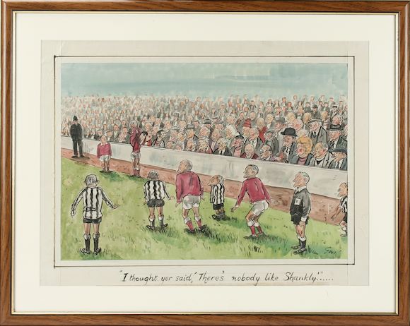 Bonhams : "There's Nobody Like Bill Shankly" - original cartoon ...