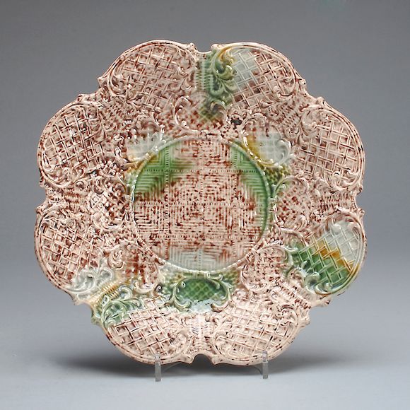 Bonhams : A lobed Wheildon plate 18th Century,