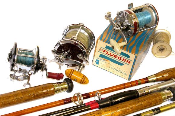 Bonhams : A Viking two piece boat rod 6ft