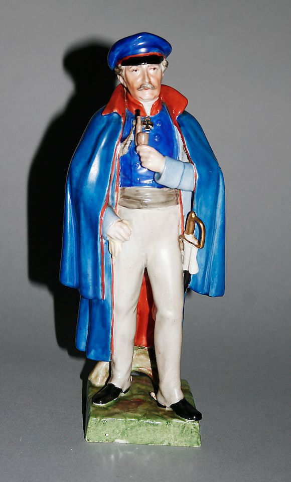 Bonhams : A Dresden model of General Blucher 20th Century,