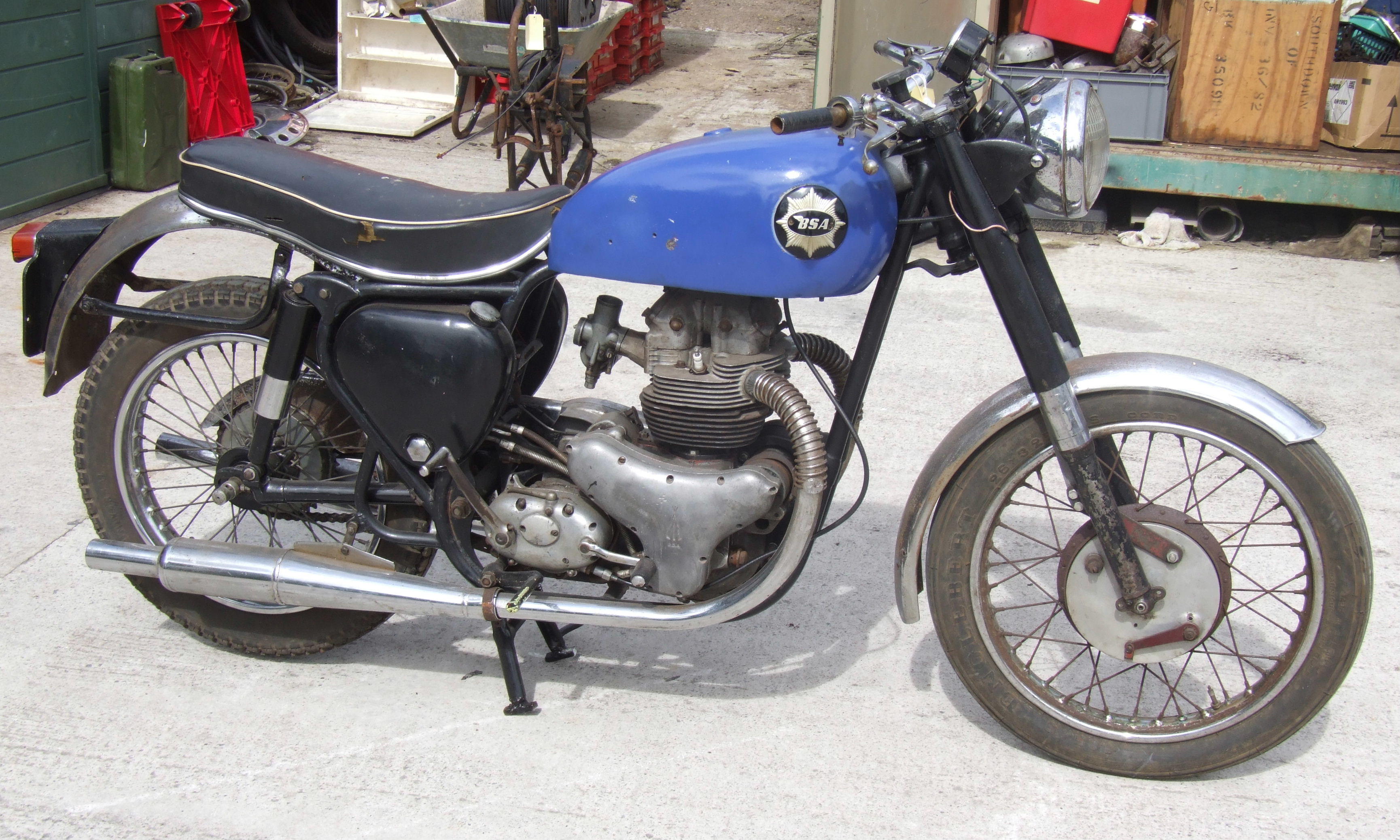 c.1957 BSA 497cc A7 ‘Shooting Star’ Registration no. 441 UXM Frame no ...