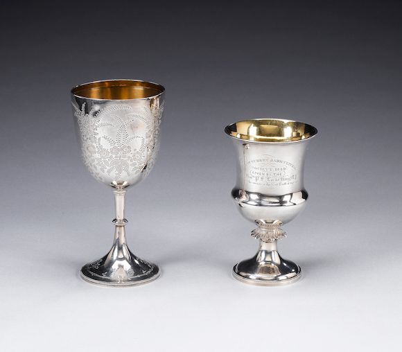 Bonhams : A Victorian silver goblet, by John Aldwinckle & Thomas Slater ...