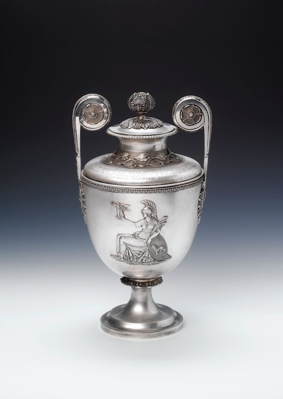 Bonhams : A George III silver Lloyd's Patriotic Fund two-handled cup ...