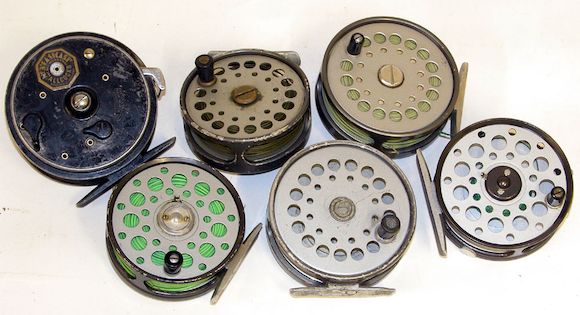 Bonhams : A Farlow's Cobra alloy fly reel 3¼in