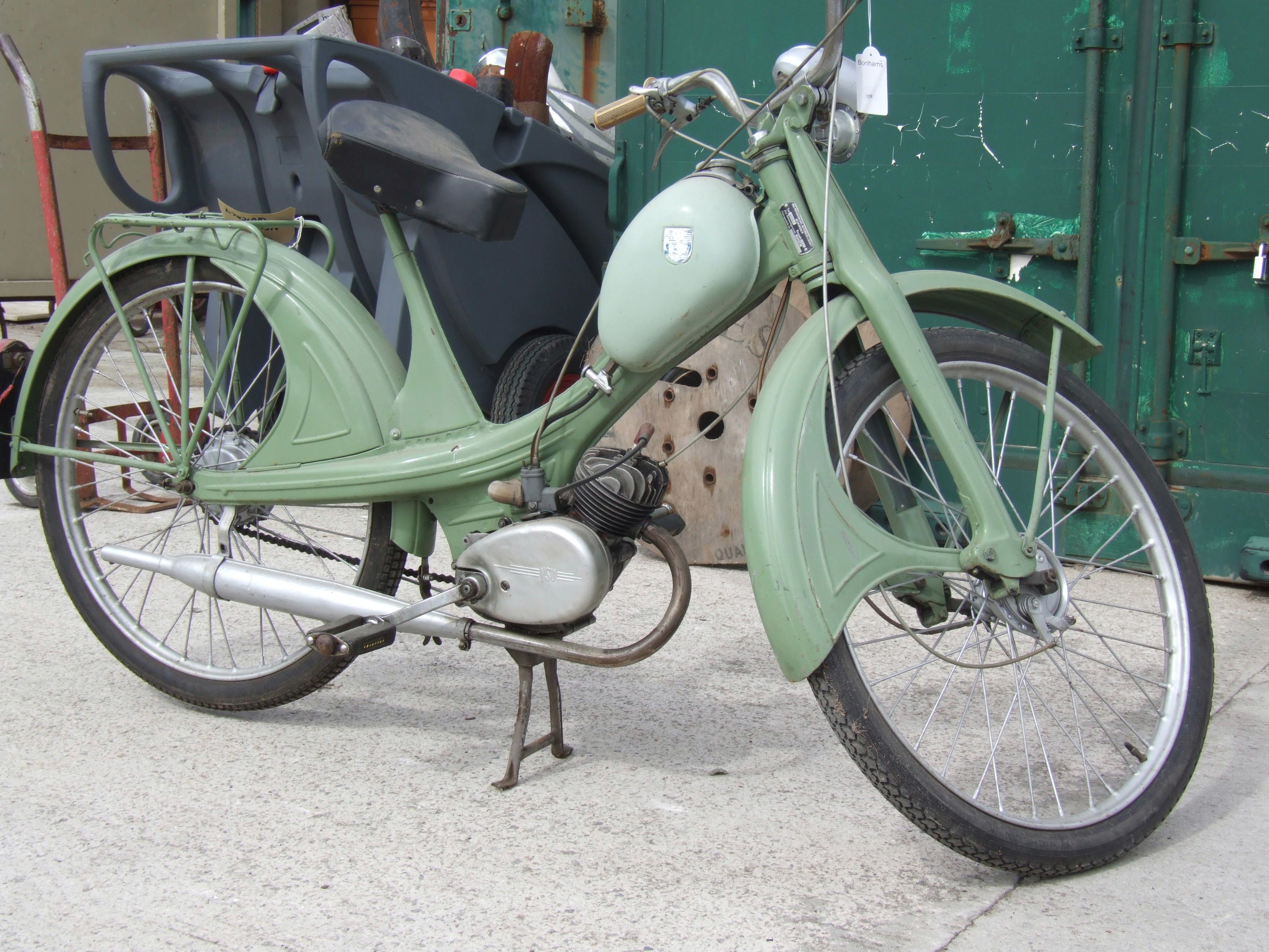 Bonhams Cars : 1957 NSU 49cc Quickly N Moped Engine no. 682310