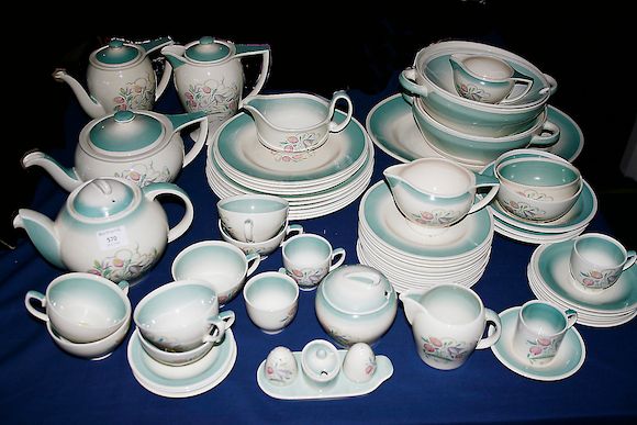 Bonhams : A large quantity of Susie Cooper Dresden pattern dinner and ...