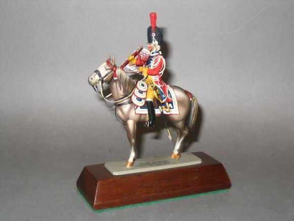 Bonhams : Roger Berdou, Imperial Guard Gendarmerie d'Elite Trumpeter 1804 1