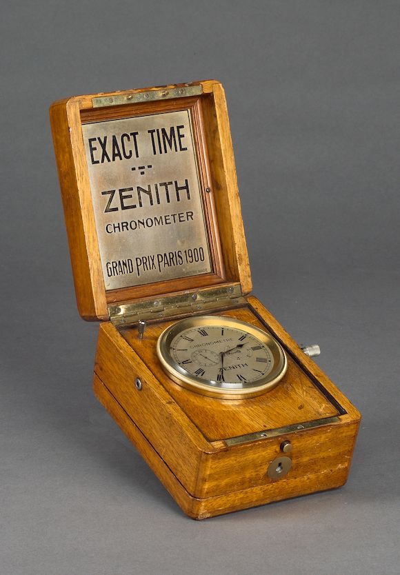 Bonhams : A Zenith 40-hour deck watch, Swiss, early 20th century,