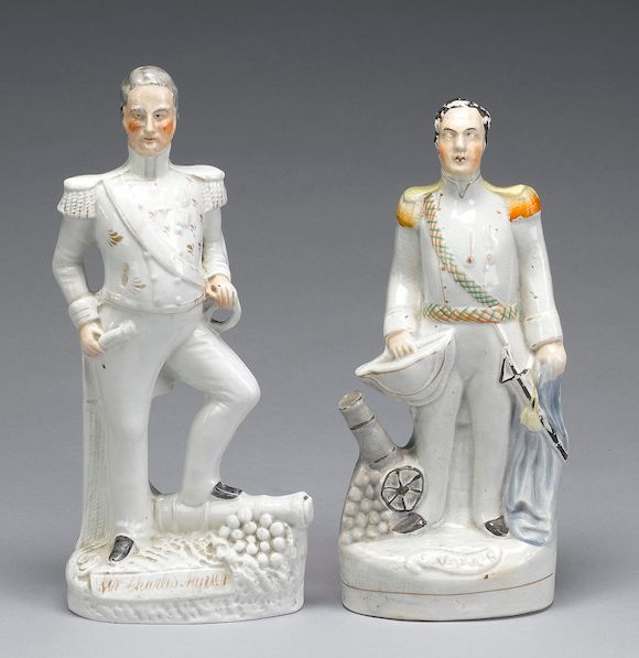 Bonhams : Two titled figures of Admiral Sir Charles Napier, circa 1854