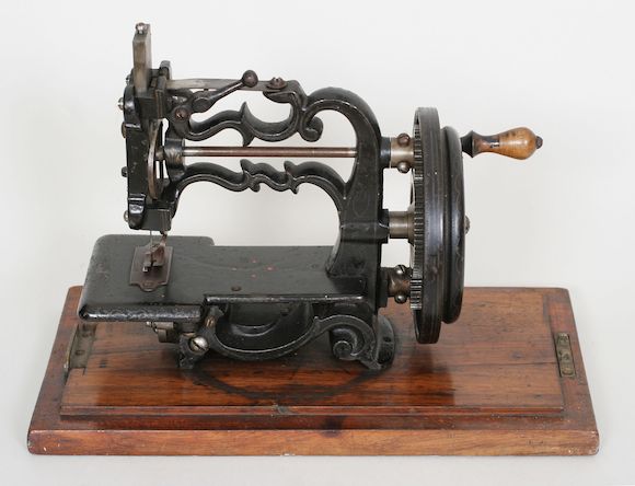 Bonhams : A James Weir chain stitch sewing machine