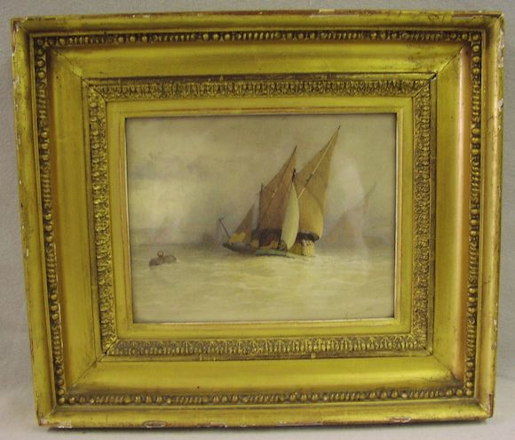 Bonhams : Charles Simms (British fl.1840-75), A pair of "stackie" hay ...