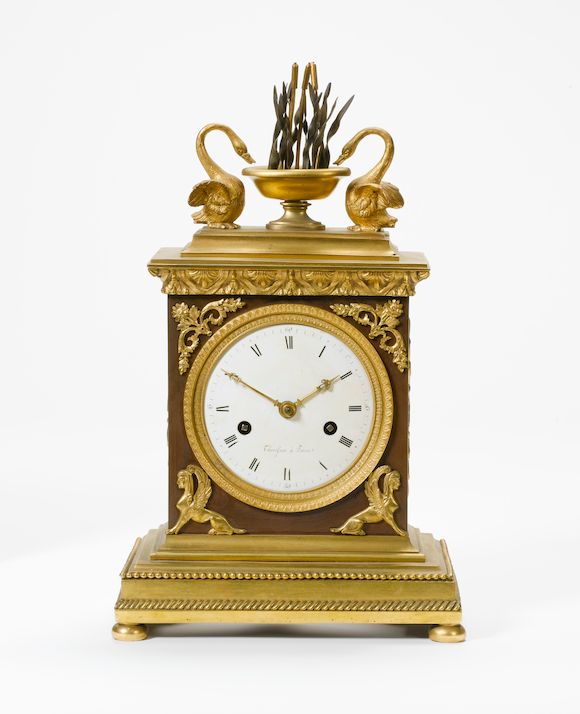 Bonhams : An early 19th century French mantel clock Thonissen, Paris