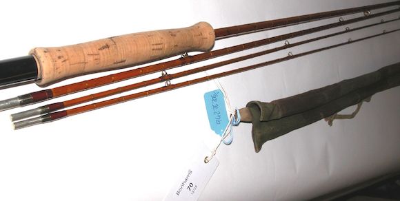 Bonhams : A Hardy The 'No.1 De-Luxe' three piece built cane trout fly ...