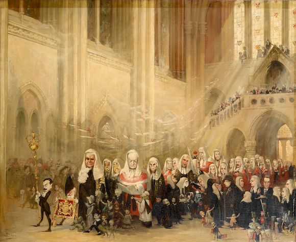 Bonhams : A. Duncan Carse (British fl.1904-1938) The Lord Chancellor's ...