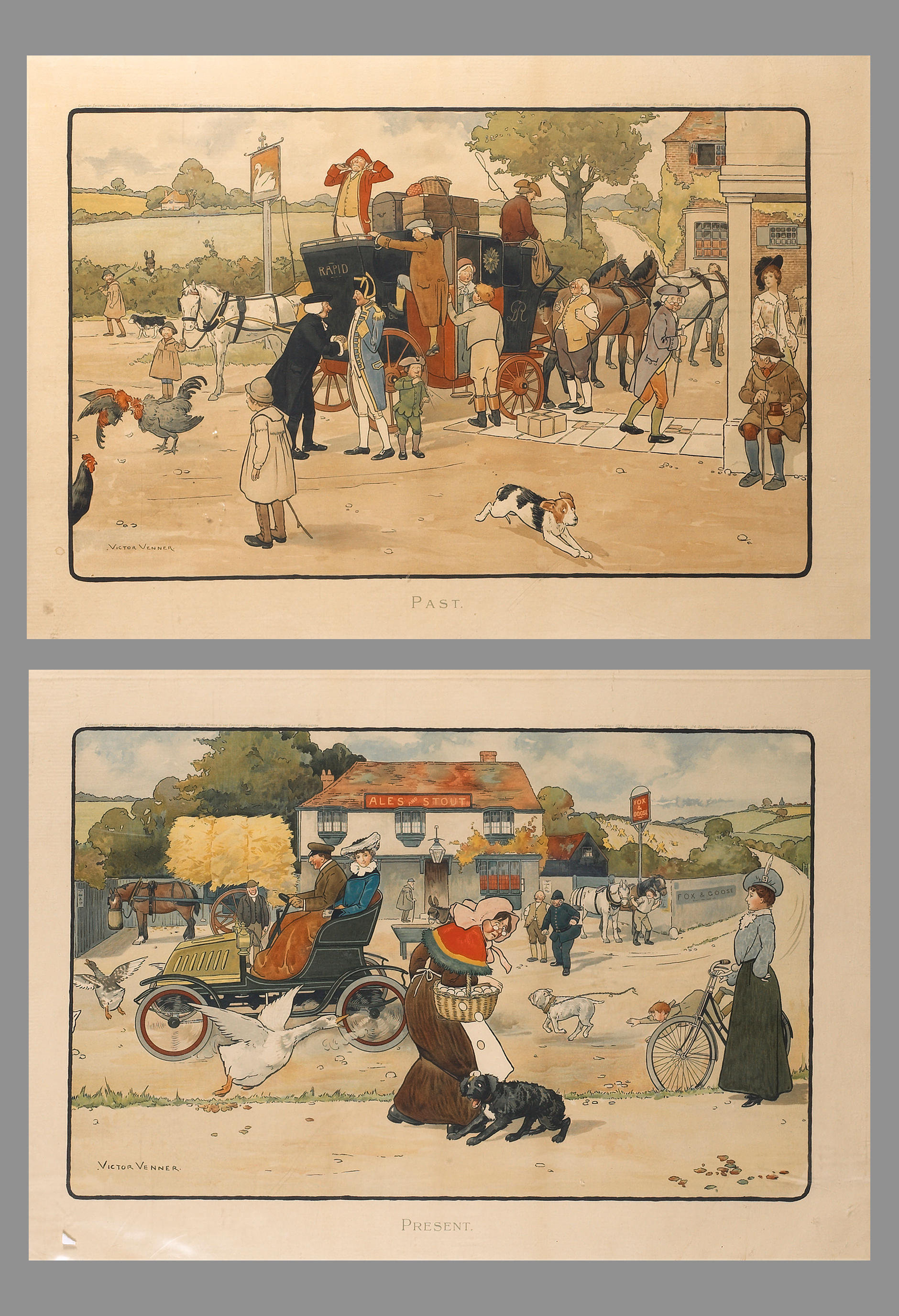 Bonhams Cars : ‘Past and Present’ after Victor Venner, 1903,