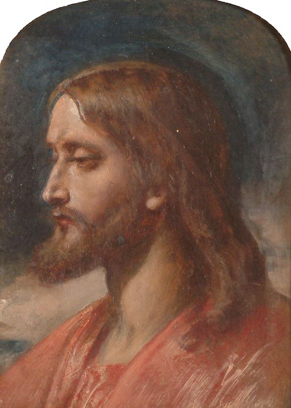 Bonhams : William Edward Frost (British, 1810-1877) 'Head of Our Saviour'.
