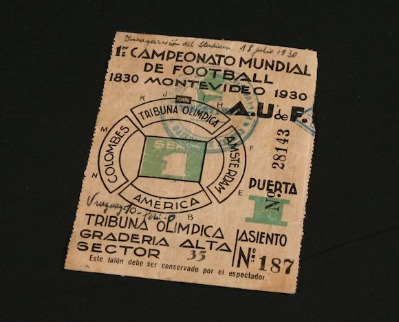 Bonhams : Ticket number 1 from the opening ceremony