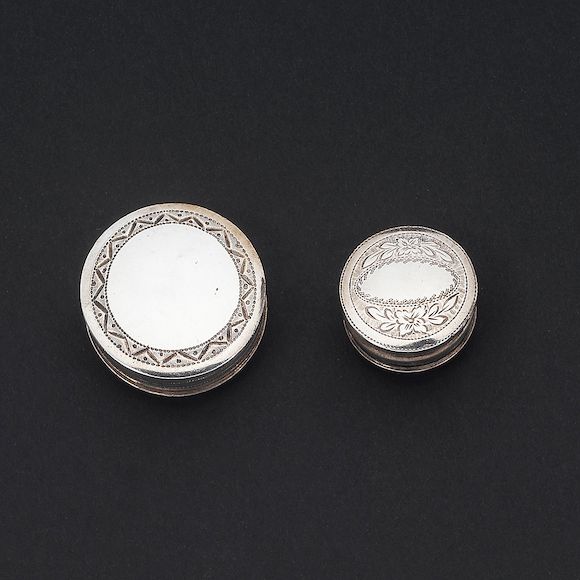 Bonhams : A Queen Anne silver counter box, maker's mark only, T K ...