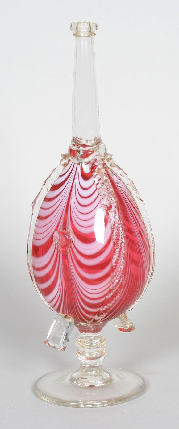 Bonhams : A Robinson & Co glass vase