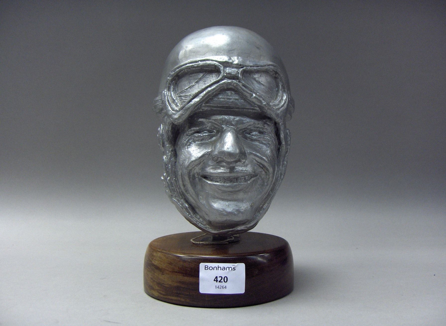Bonhams Cars : A cast aluminium bust of Helmut Fath, by the Tiercel Art ...