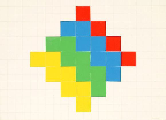 Bonhams : Justin Knowles (British, 1935-2004) Abstract composition ...