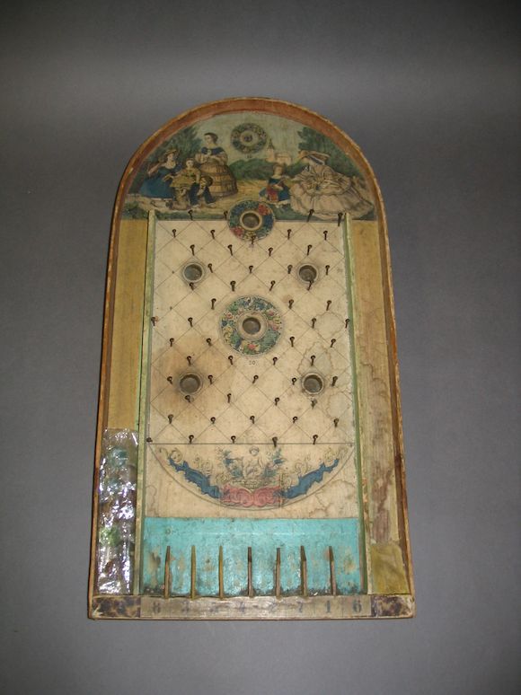 Bonhams : A Victorian Bagatelle board, circa 1870