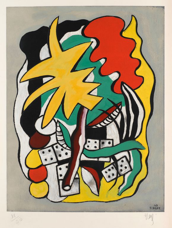 Bonhams : After Fernand Leger Composition Photo lithograph, 1947 ...
