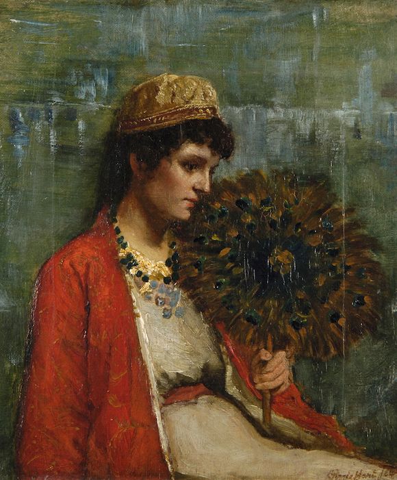 Bonhams : E.Brooke Hart (late 19th Century) The Turkish hand-maiden 23. ...