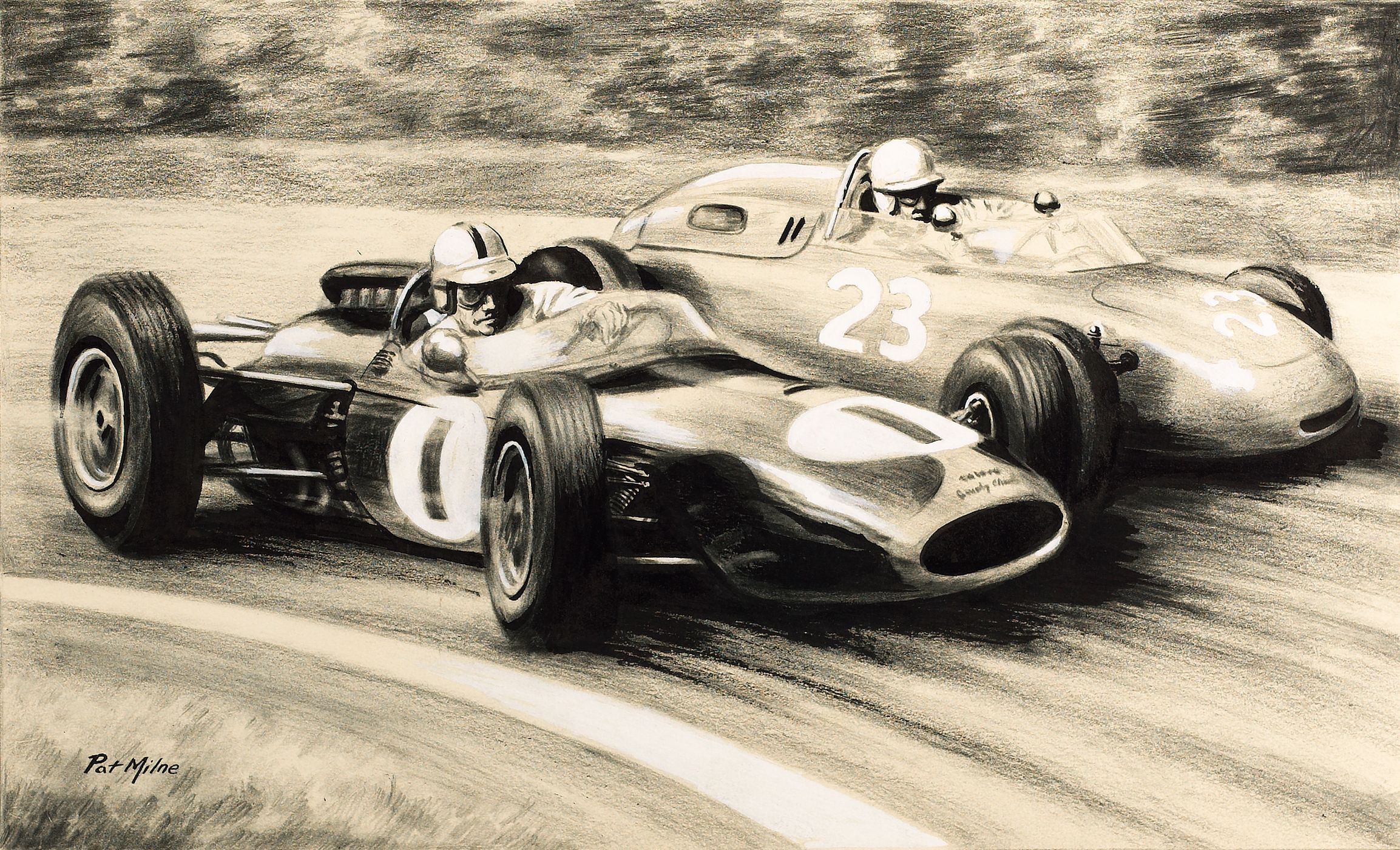 Bonhams Cars : Pat Milne: Jack Brabham and Carel Godin de Beaufort,